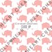 100 Elephant Pattern Digital Papers, Commercial Use Seamless Elephants ...