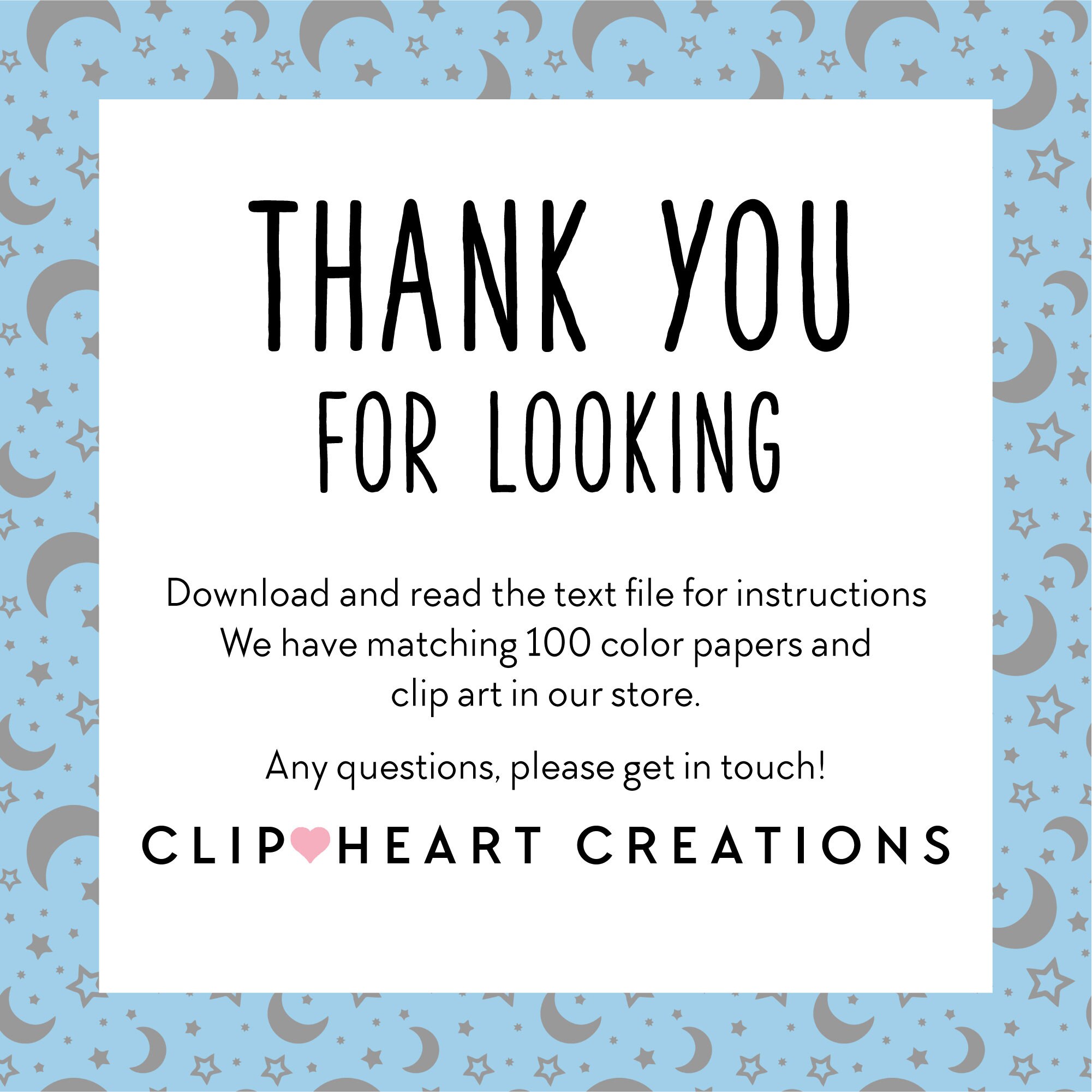 100 Moon & Stars Digital Papers, Commercial Use Seamless Stars Digital ...