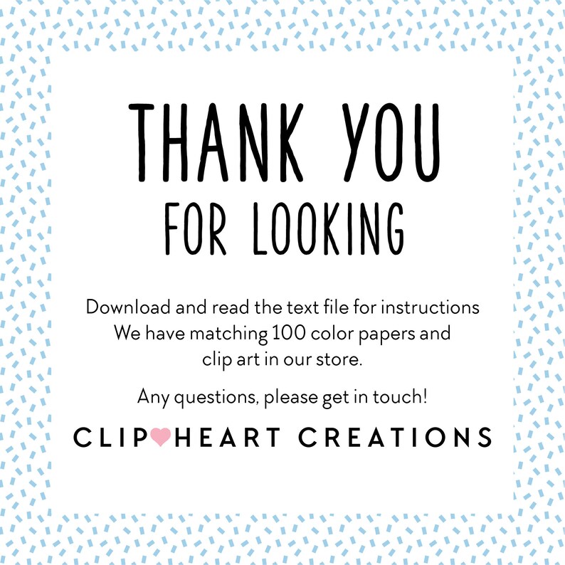 100 Confetti Digital Paper Pack Commercial Use Seamless Color - Etsy