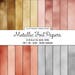 Rose Gold Glitter Digital Paper, Rose Gold and White Commercial Use ...