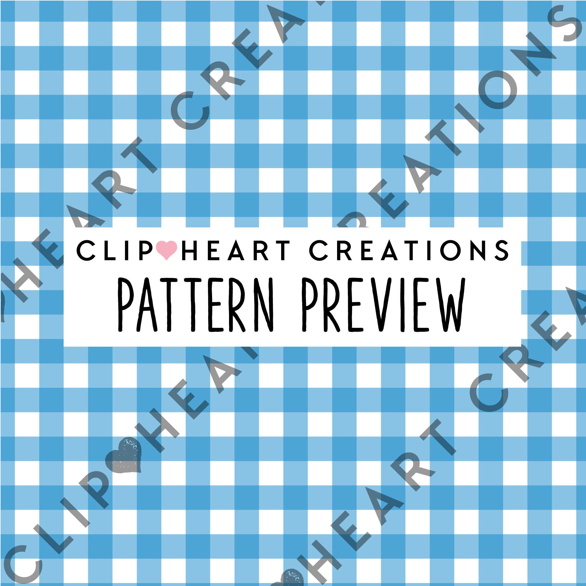 100 Gingham Pattern Digital Paper Commercial Use Seamless | Etsy