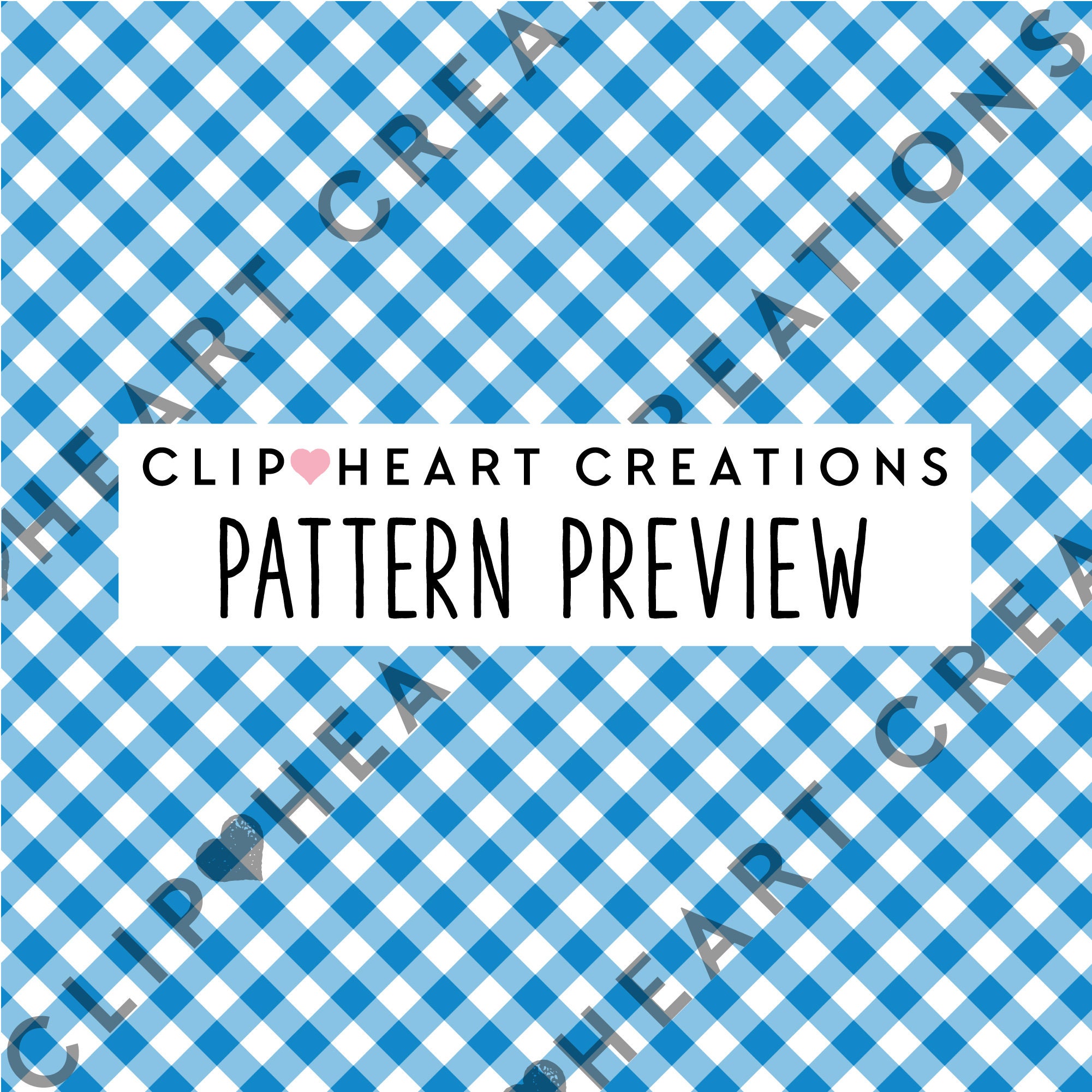 100 Gingham Pattern Digital Paper Commercial Use Seamless - Etsy