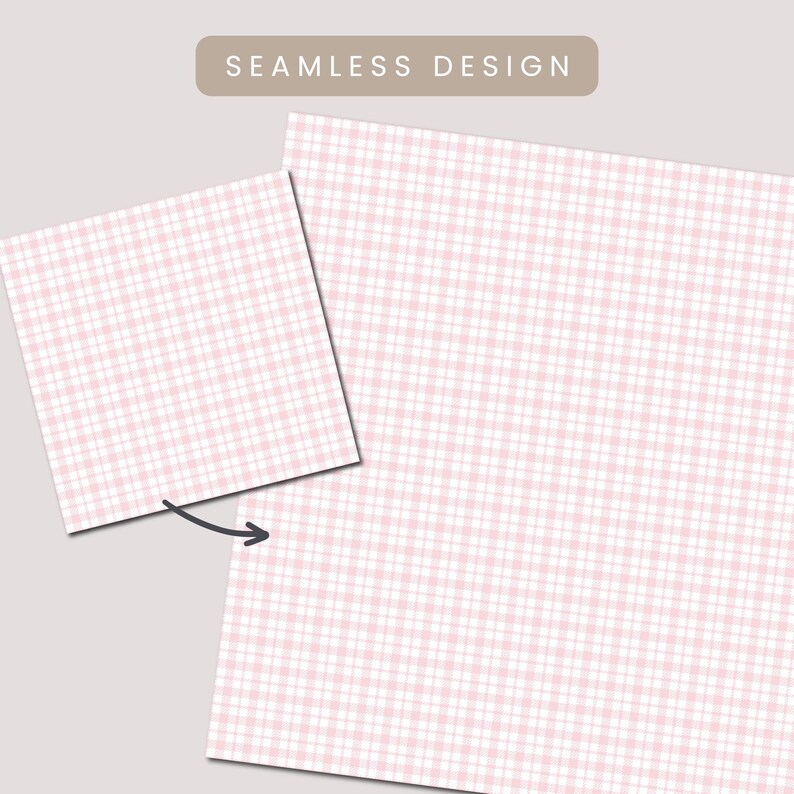 Pink Buffalo Plaid Digital Paper Set, Seamless Lumberjack Plaid Papers ...