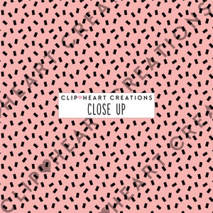 100 Confetti Digital Paper Pack, Commercial Use Seamless Black Party ...