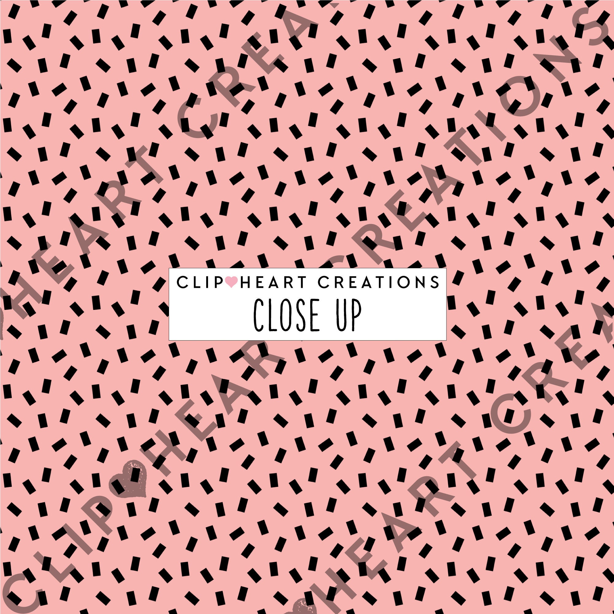 100 Confetti Digital Paper Pack, Commercial Use Seamless Black Party ...