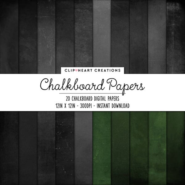 Chalkboard Paper - Etsy