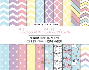 Mermaid Digital Papers Commercial Use Instant Download | Etsy