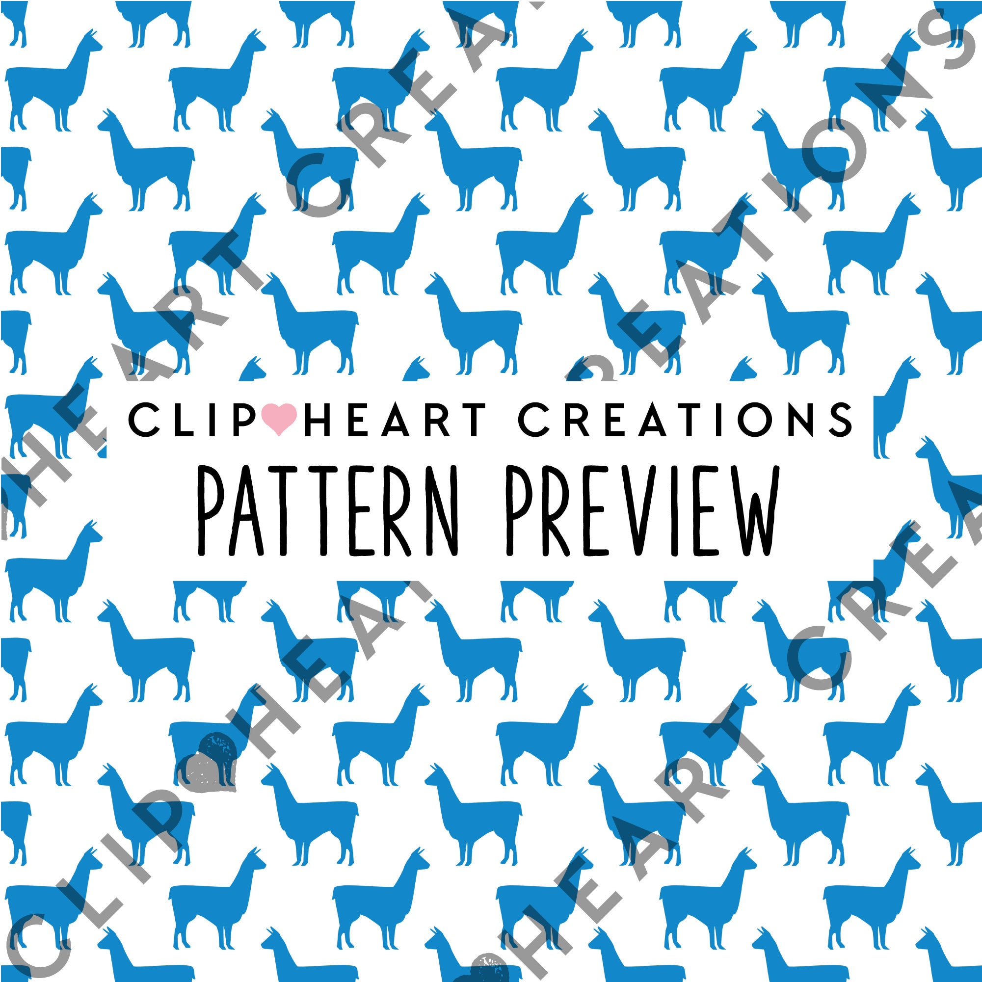 100 Llamas Digital Paper, Commercial Use Seamless Llama Pattern Digital ...