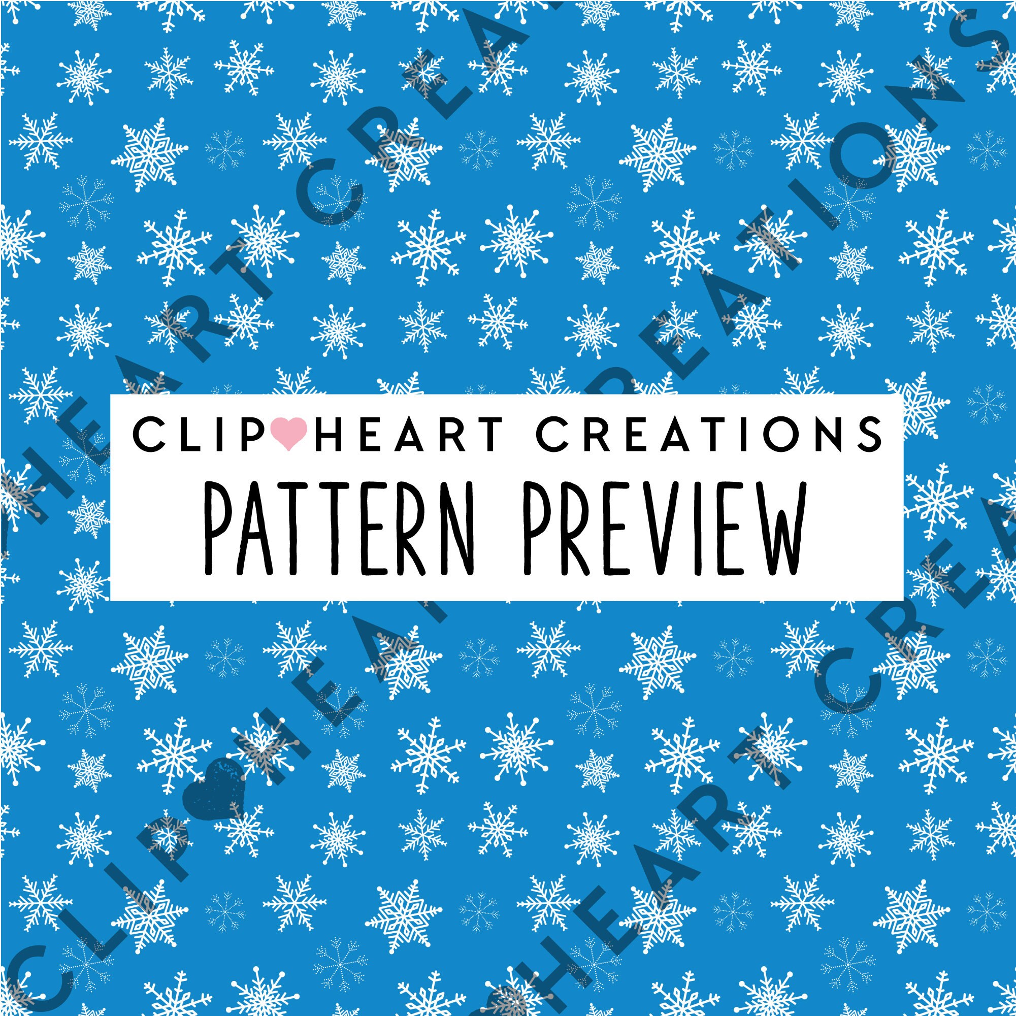 100 Snowflake Pattern Digital Papers Commercial Use Seamless - Etsy