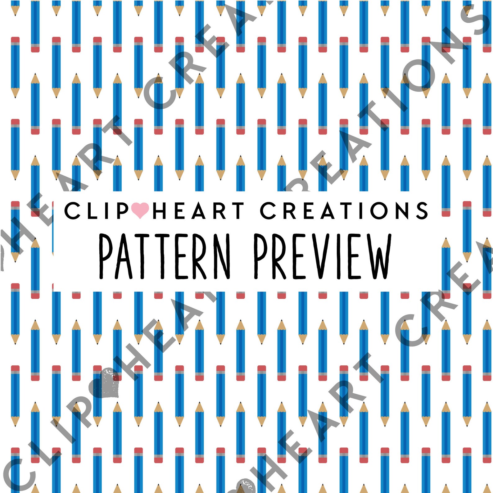 100 Pencils Digital Papers Commercial Use Seamless School - Etsy