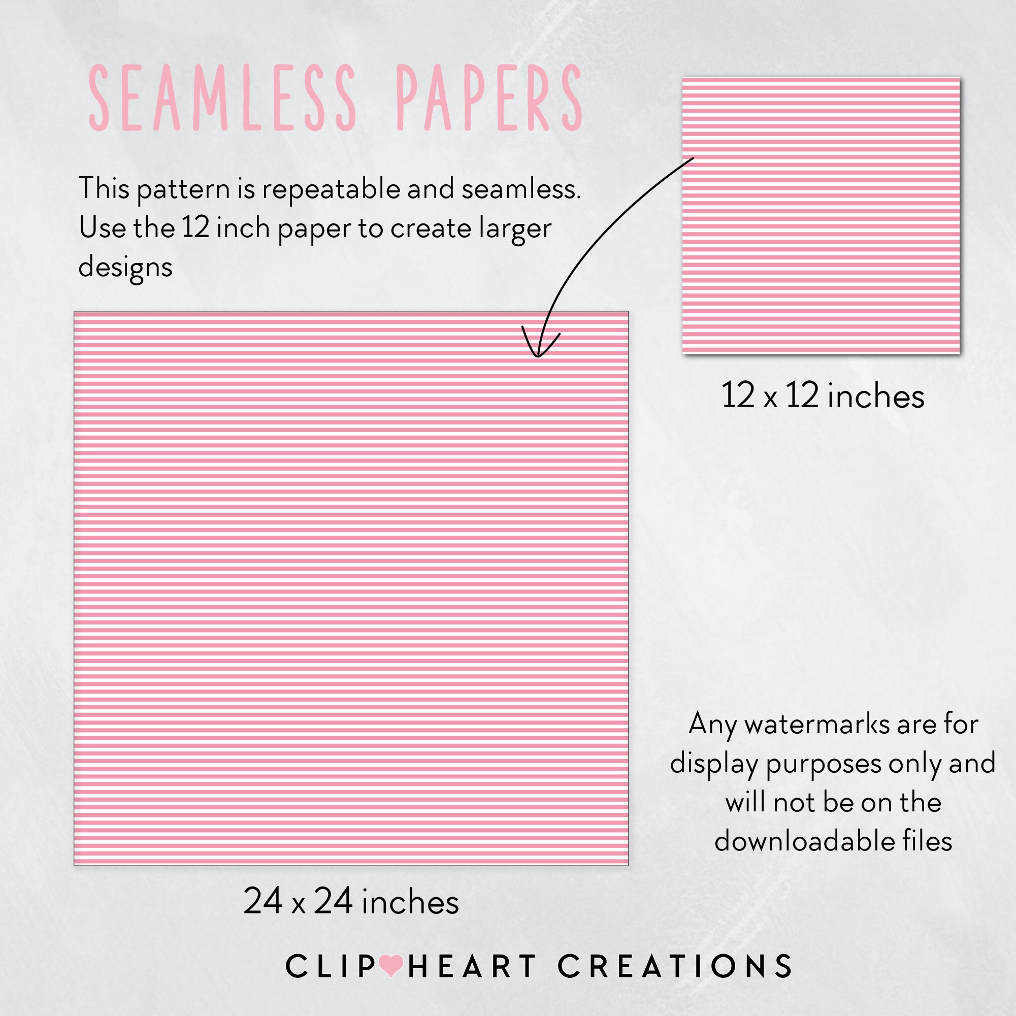 100 Striped Digital Paper Pack Commercial Use Seamless Small | Etsy