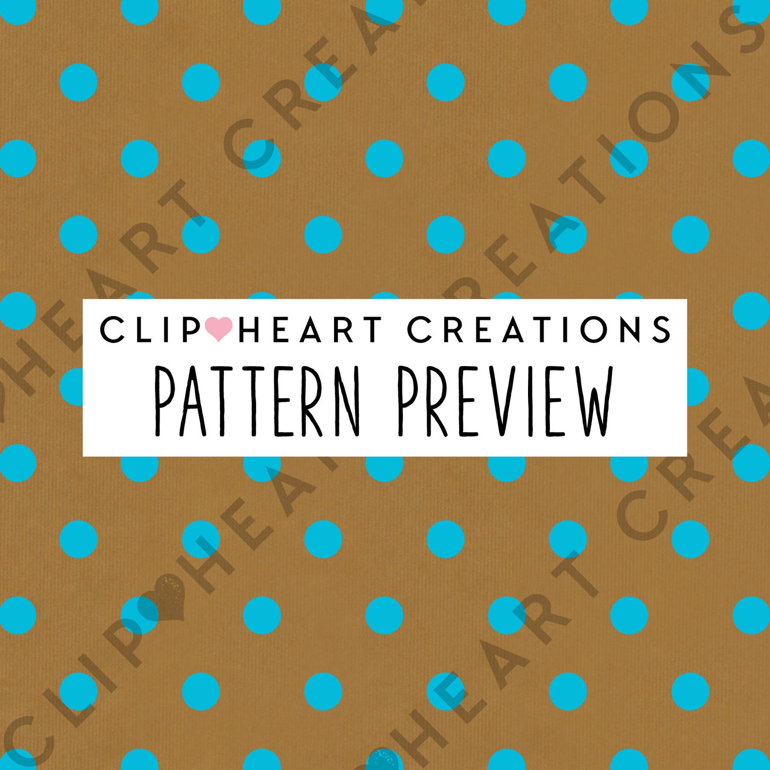100 Kraft Polka Dot Pattern Digital Paper, Commercial Use Instant ...