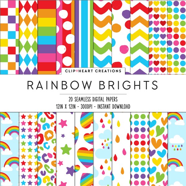 Rainbow Patterns - Etsy