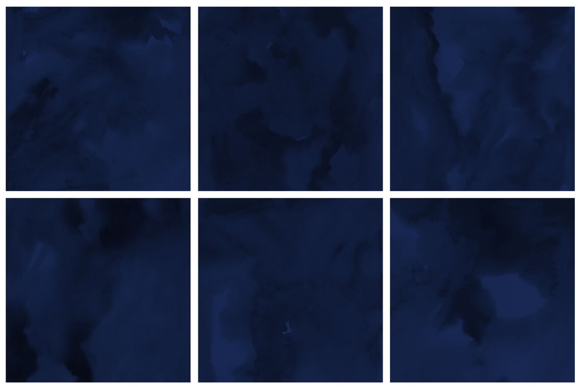 Blue Watercolor Digital Papers Commercial Use Instant - Etsy