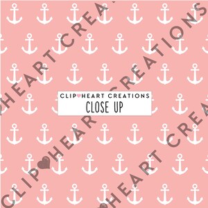 100 Anchor Pattern Digital Paper Pack, Commercial Use Instant Download ...