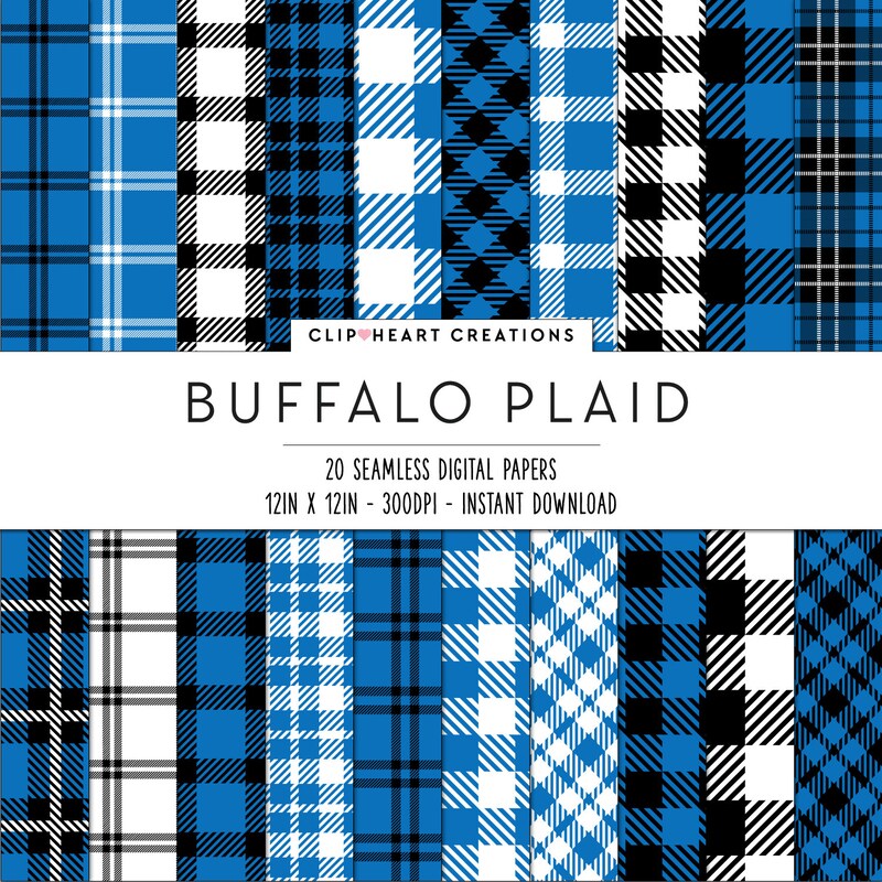 Blue Buffalo Check - Etsy