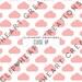 100 Clouds Digital Papers, Commercial Use Seamless Rainbow Pattern ...