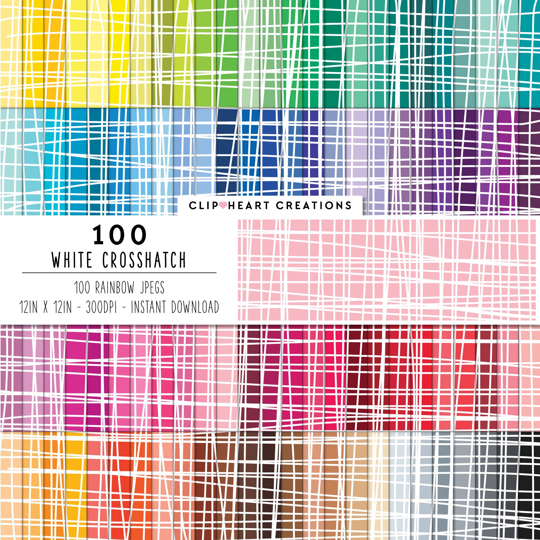 100 Crosshatch Digital Papers Commercial Use Instant Download - Etsy