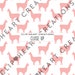 100 Llamas Digital Paper, Commercial Use Seamless Llama Pattern Digital ...