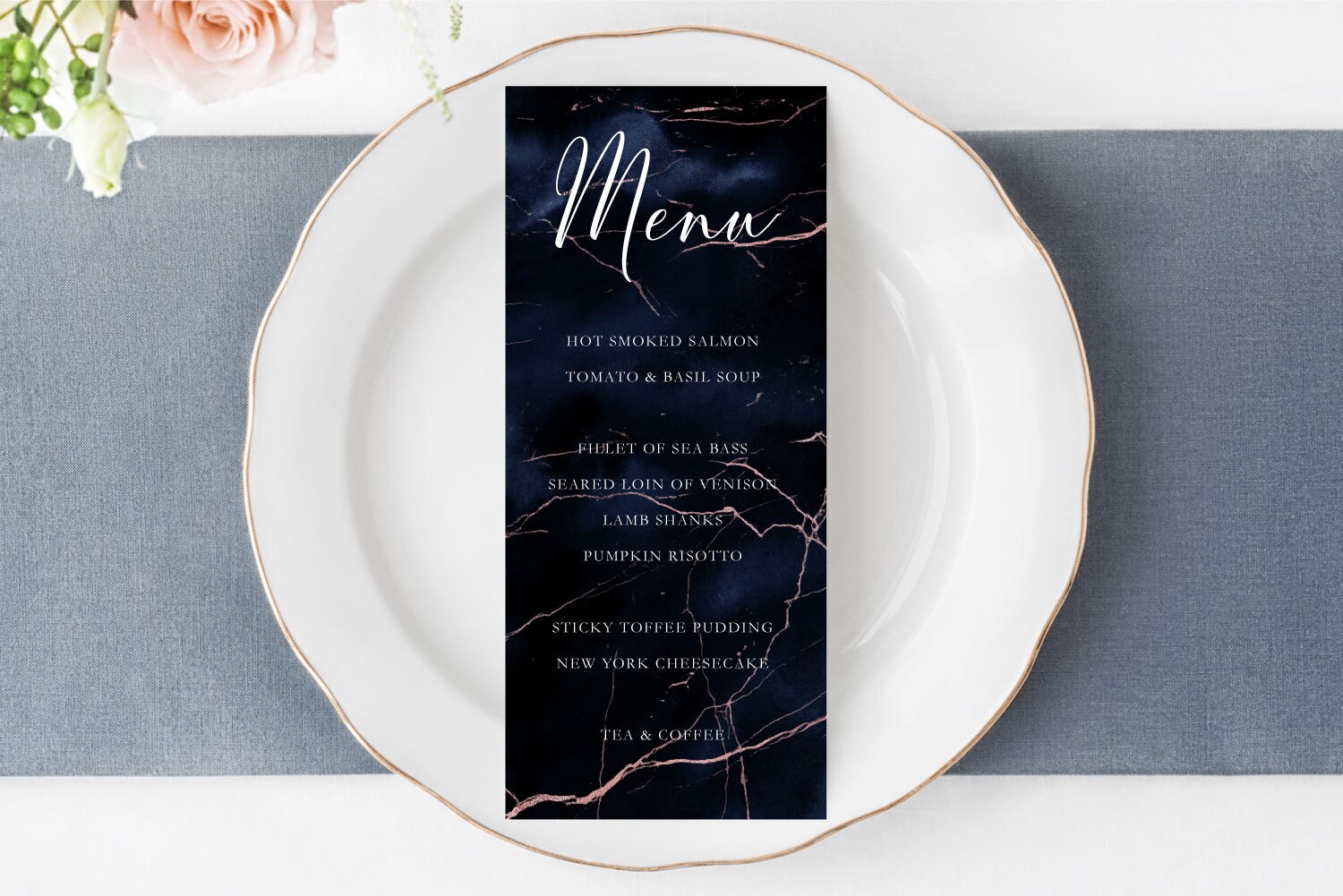 Navy & Rose Gold Watercolor and Foil Digital Papers - Etsy