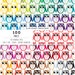 100 Owls Digital Paper, Commercial Use Seamless Owl Pattern Digital ...