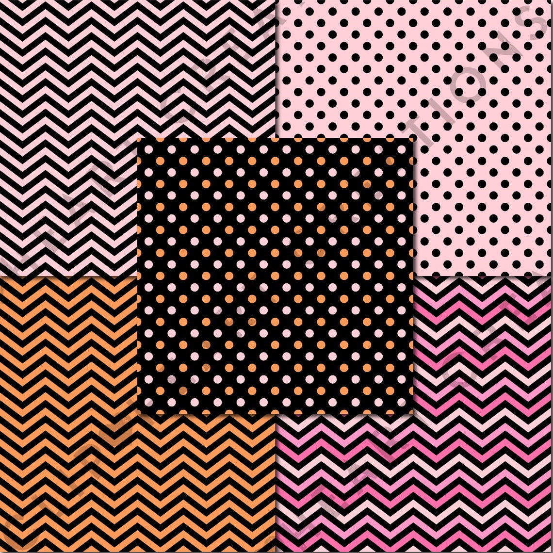 20 Cute Halloween Themed Digital Papers Seamless Commercial - Etsy