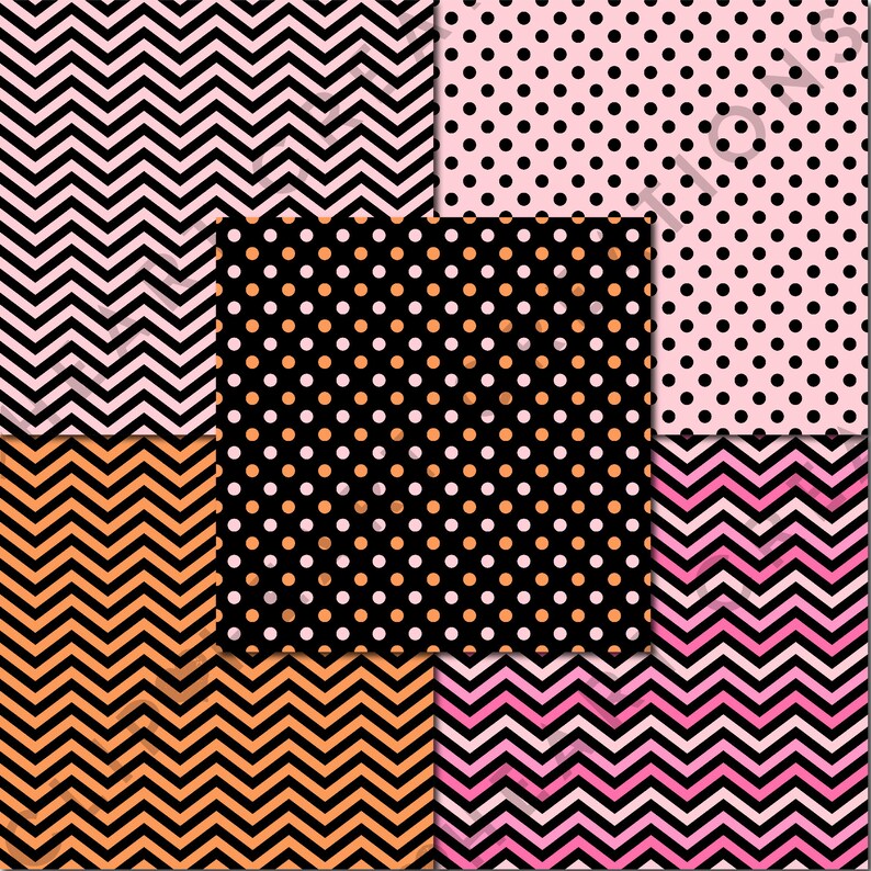 20 Cute Halloween Themed Digital Papers Seamless Commercial - Etsy