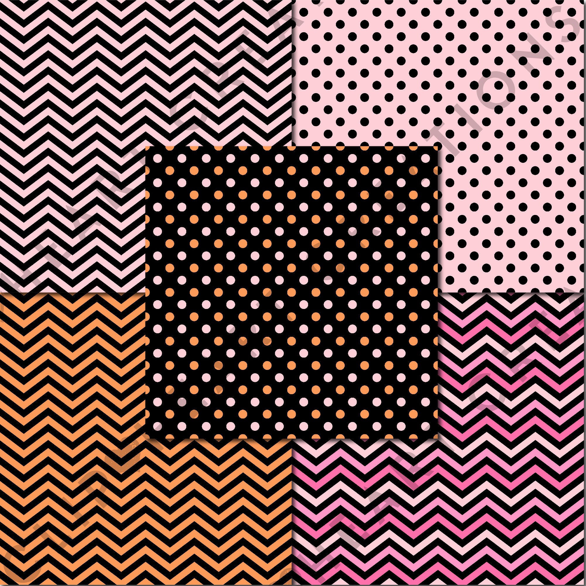 20 Cute Halloween Themed Digital Papers Seamless Commercial - Etsy