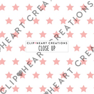 100 Star Pattern Digital Papers, Commercial Use Seamless Color Stars ...