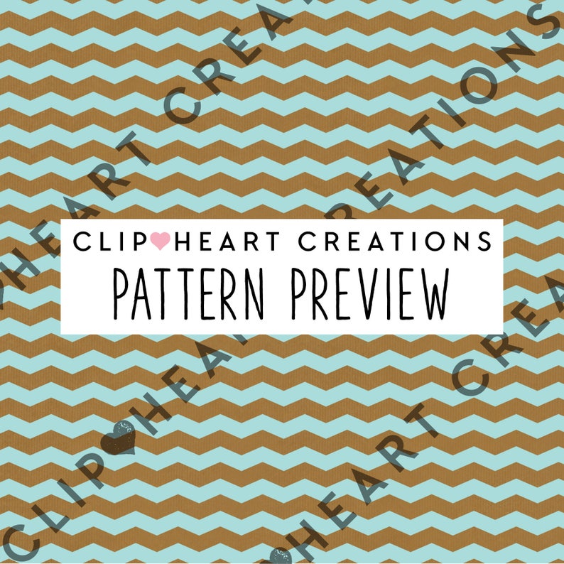 100 Kraft Chevron Pattern Digital Paper, Commercial Use Instant ...