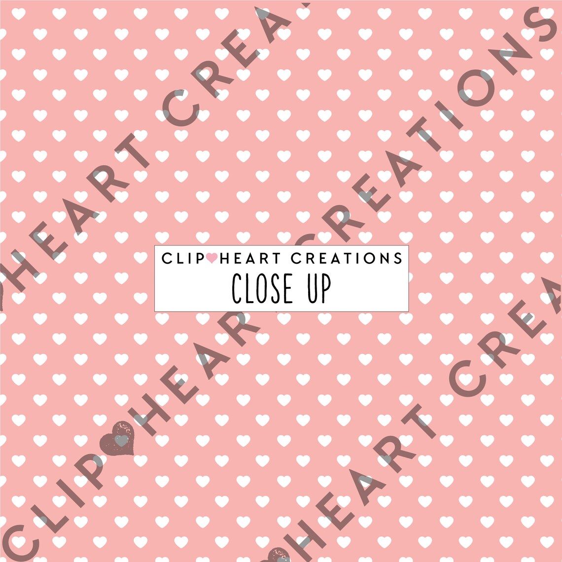 100 Heart Pattern Digital Paper Pack Commercial Use Seamless - Etsy