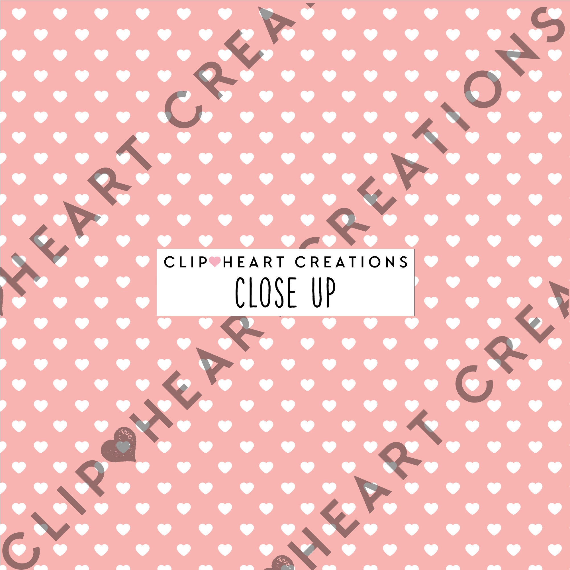 100 Heart Pattern Digital Paper Pack Commercial Use Seamless - Etsy