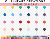 100 Cake Pop Digital Clip Art Commercial Use Instant Download - Etsy