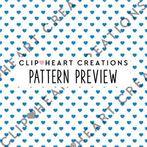 100 Hearts Digital Paper, Commercial Use Instant Download Seamless ...