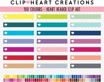 100 Chevron Header Clip Art Commercial Use Instant Download | Etsy