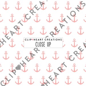 100 Anchors Digital Paper, Commercial Use Instant Download Seamless ...