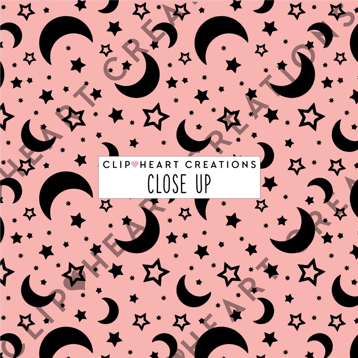 100 Moon & Stars Digital Papers, Commercial Use Seamless Stars Digital ...
