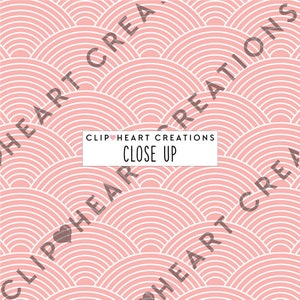 100 Half Circle Pattern Digital Paper, Commercial Use Seamless Circle ...