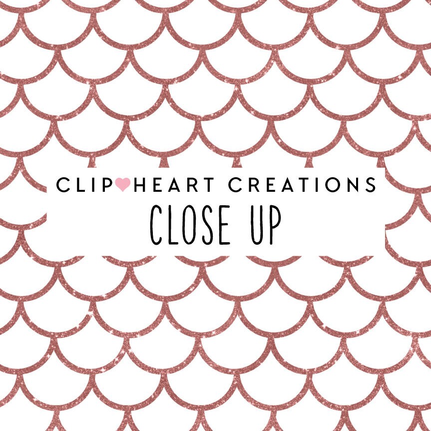 100 Glitter Mermaid Scales Digital Papers Commercial Use | Etsy