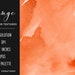 Orange Watercolor Digital Papers, Commercial Use Instant Download ...