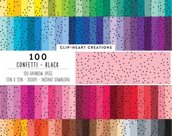 100 Triangle Confetti Digital Papers Commercial Use Seamless | Etsy