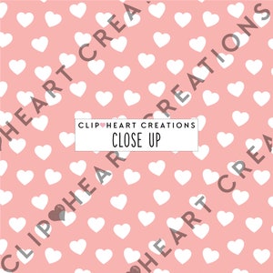 100 Heart Confetti Digital Paper Pack, Commercial Use Instant Download ...