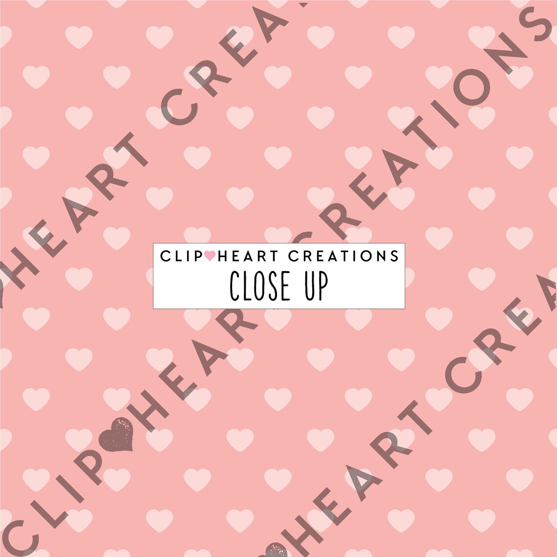 100 Hearts Digital Paper Pack, Commercial Use Instant Download Seamless ...