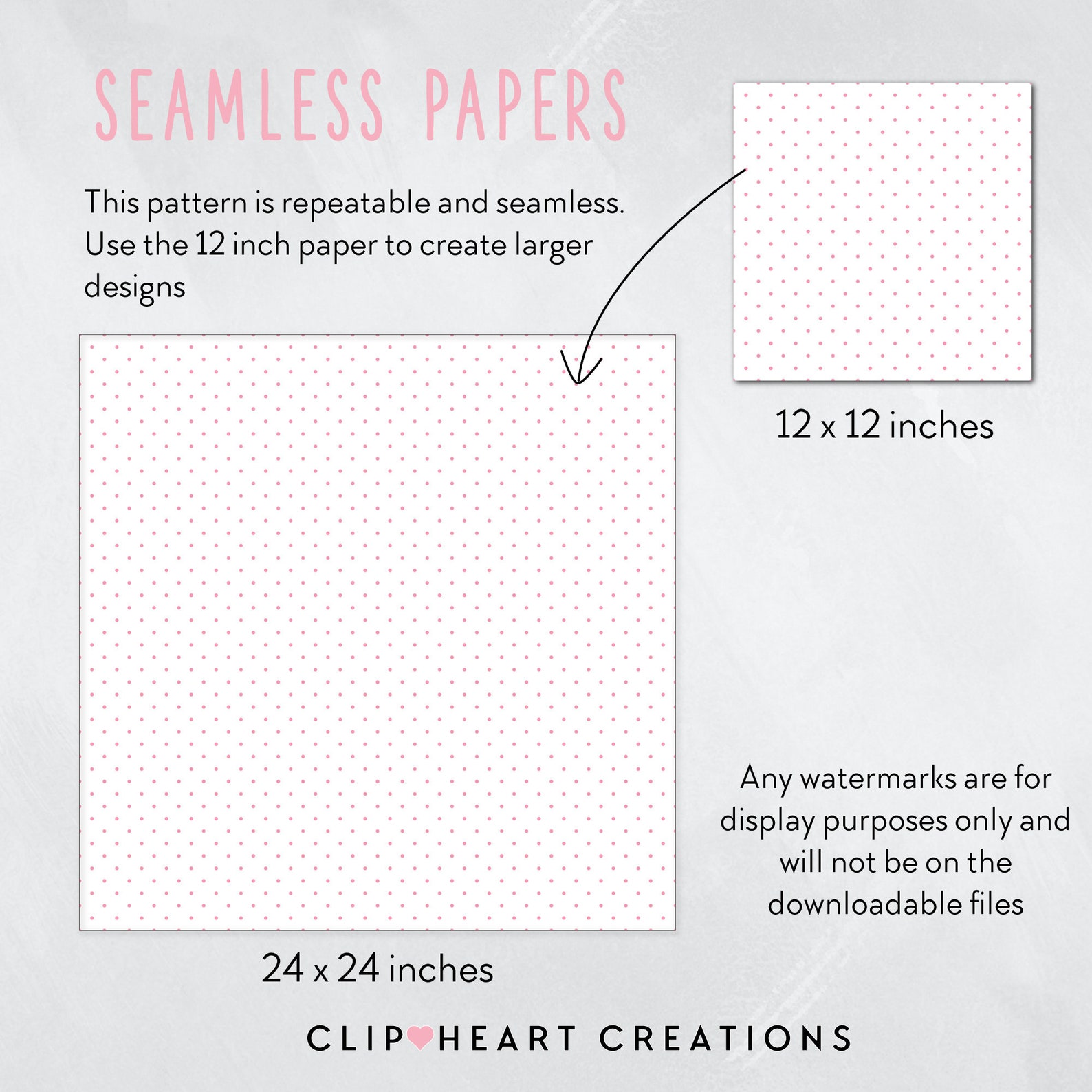 100 Polka Dot Pattern Digital Paper Commercial Use Instant - Etsy