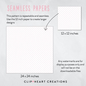 100 Polka Dot Pattern Digital Paper, Commercial Use Instant Download ...