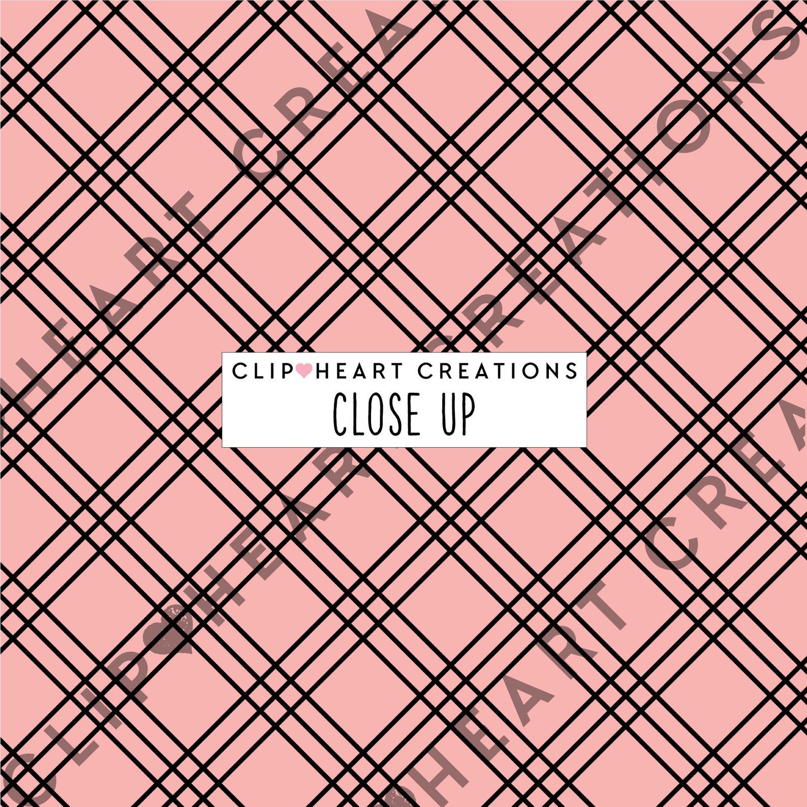 100 Plaid Pattern Digital Papers, Commercial Use Seamless Black Plaid ...