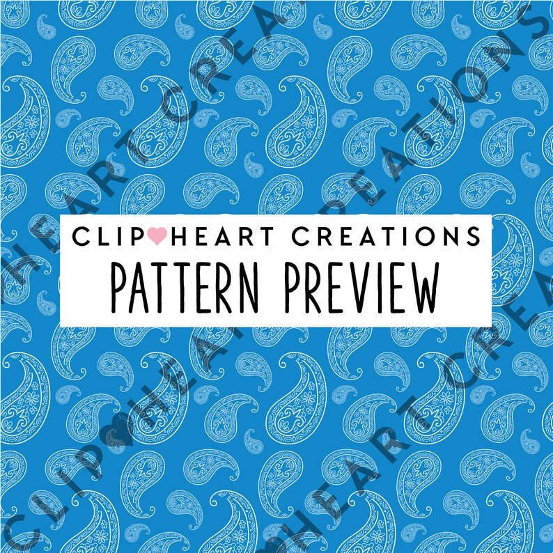 100 Paisley Pattern Digital Papers, Commercial Use Seamless Paisley ...