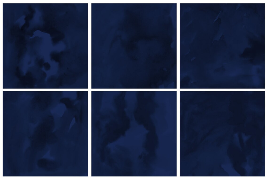 Blue Watercolor Digital Papers Commercial Use Instant - Etsy