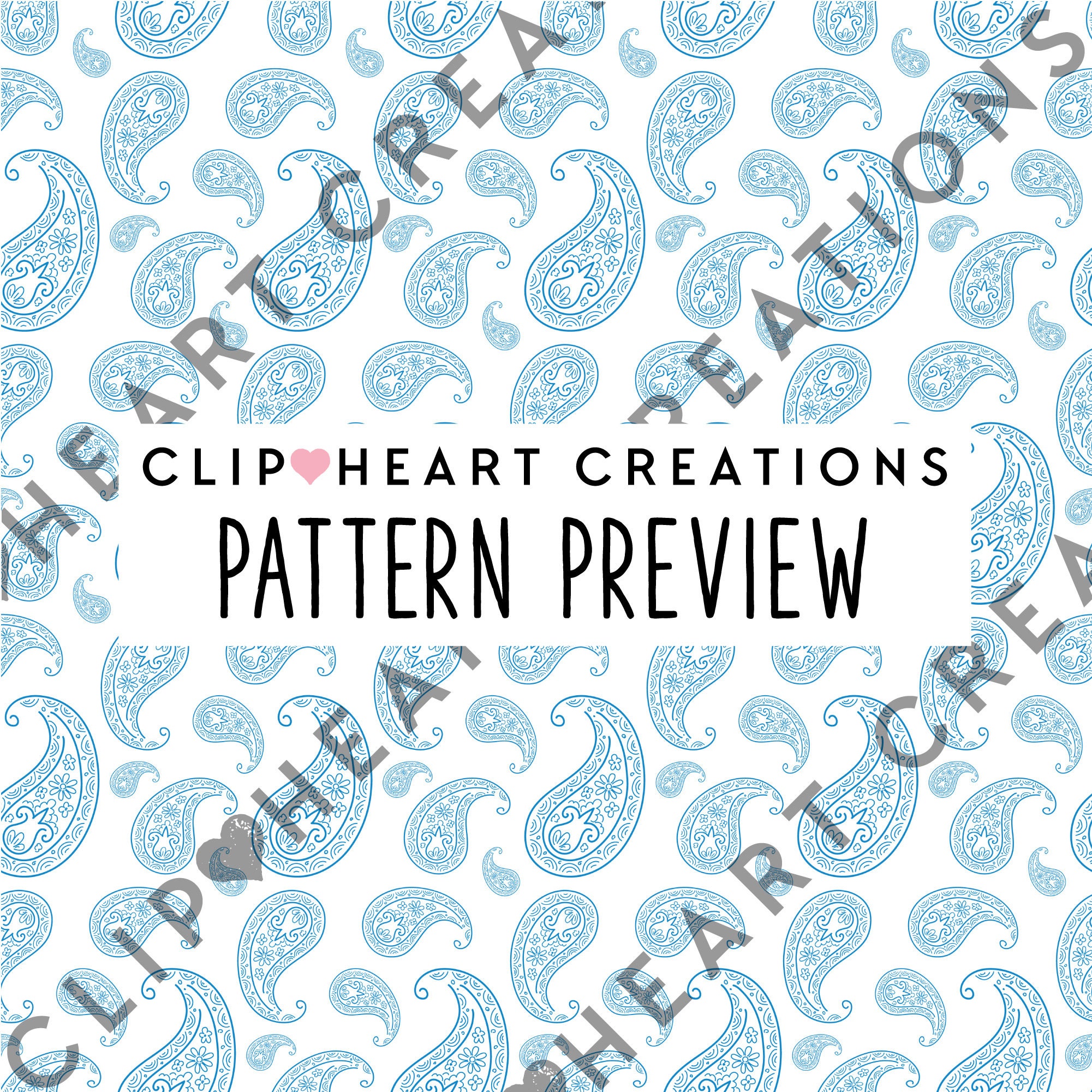 100 Paisley Pattern Digital Papers, Commercial Use Seamless Paisley ...