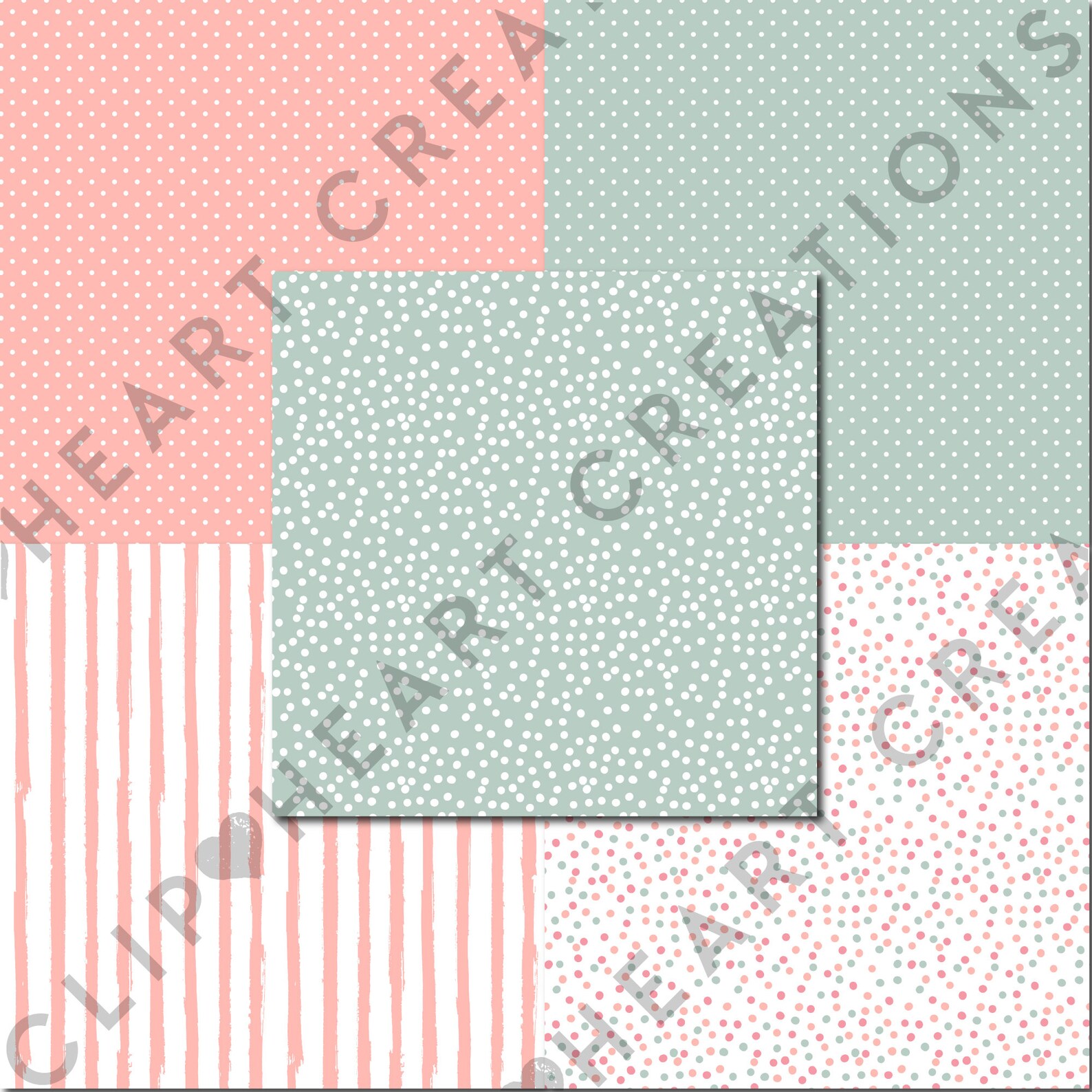 Peach Digital Paper Patterns 20 Seamless Commercial Use - Etsy